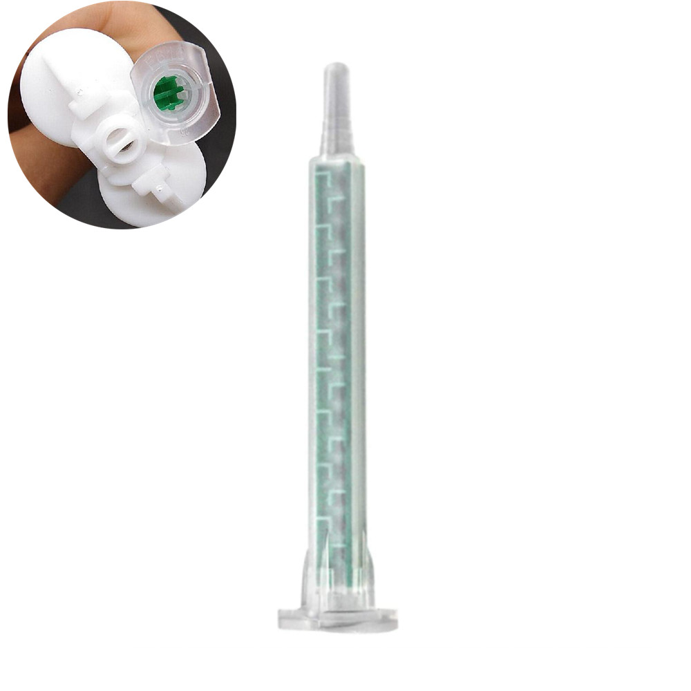 500pcs Bayonet Square Static Mixing Nozzle Adhesive Cartridges Mix Tip ...